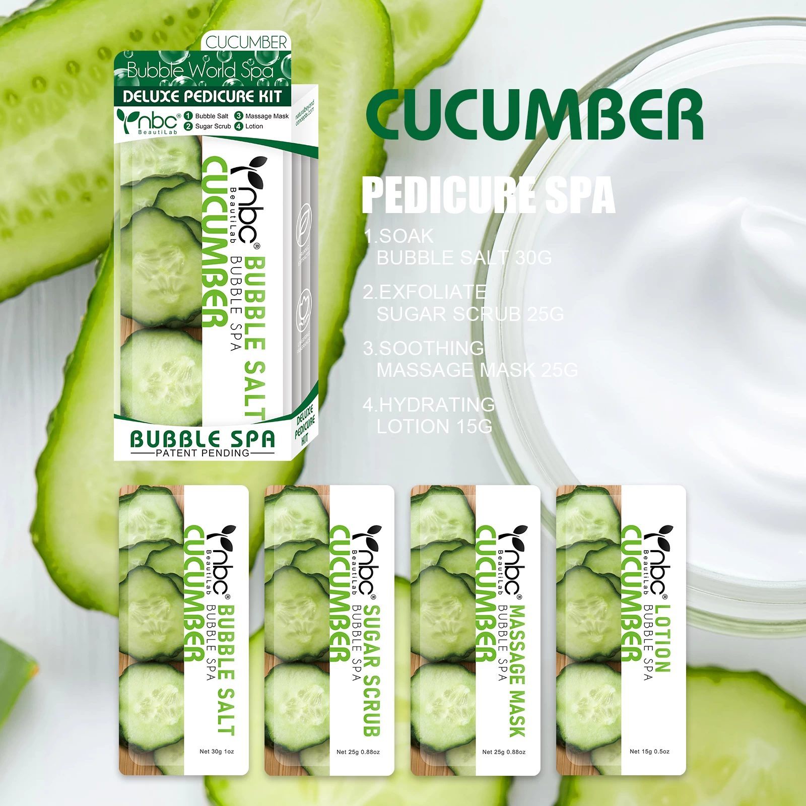 NBC Cucumber 4 in 1 Bubble World Spa - US Maxim